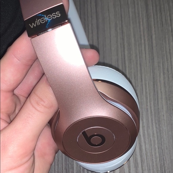Beats by Dre | Other | Brand New Rose Gold Wireless Beats Solo 3 | Poshmark